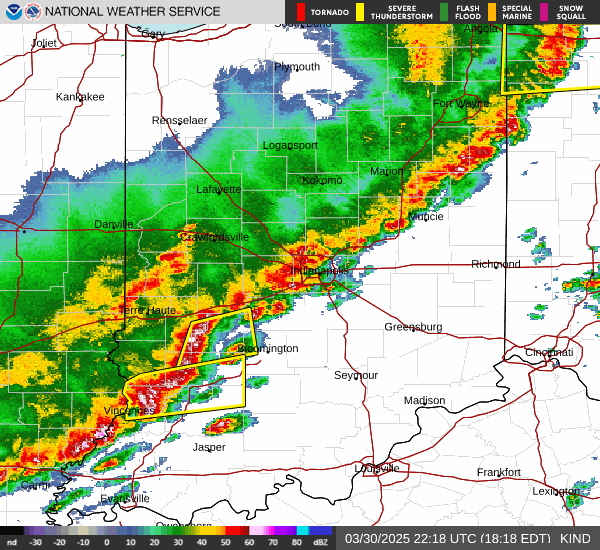 Monroe County: NWS warns of severe thunderstorms, hail, 60 mph winds ...