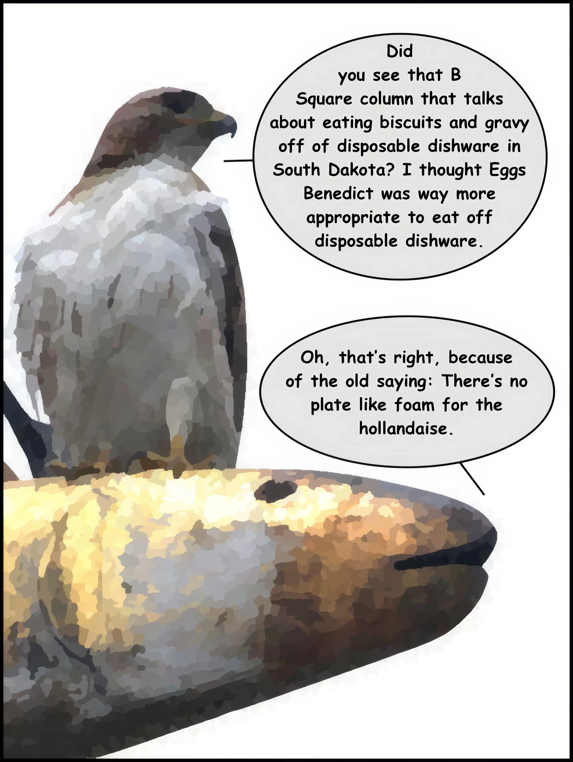 Sunday Funnies: Hawk v. Fish