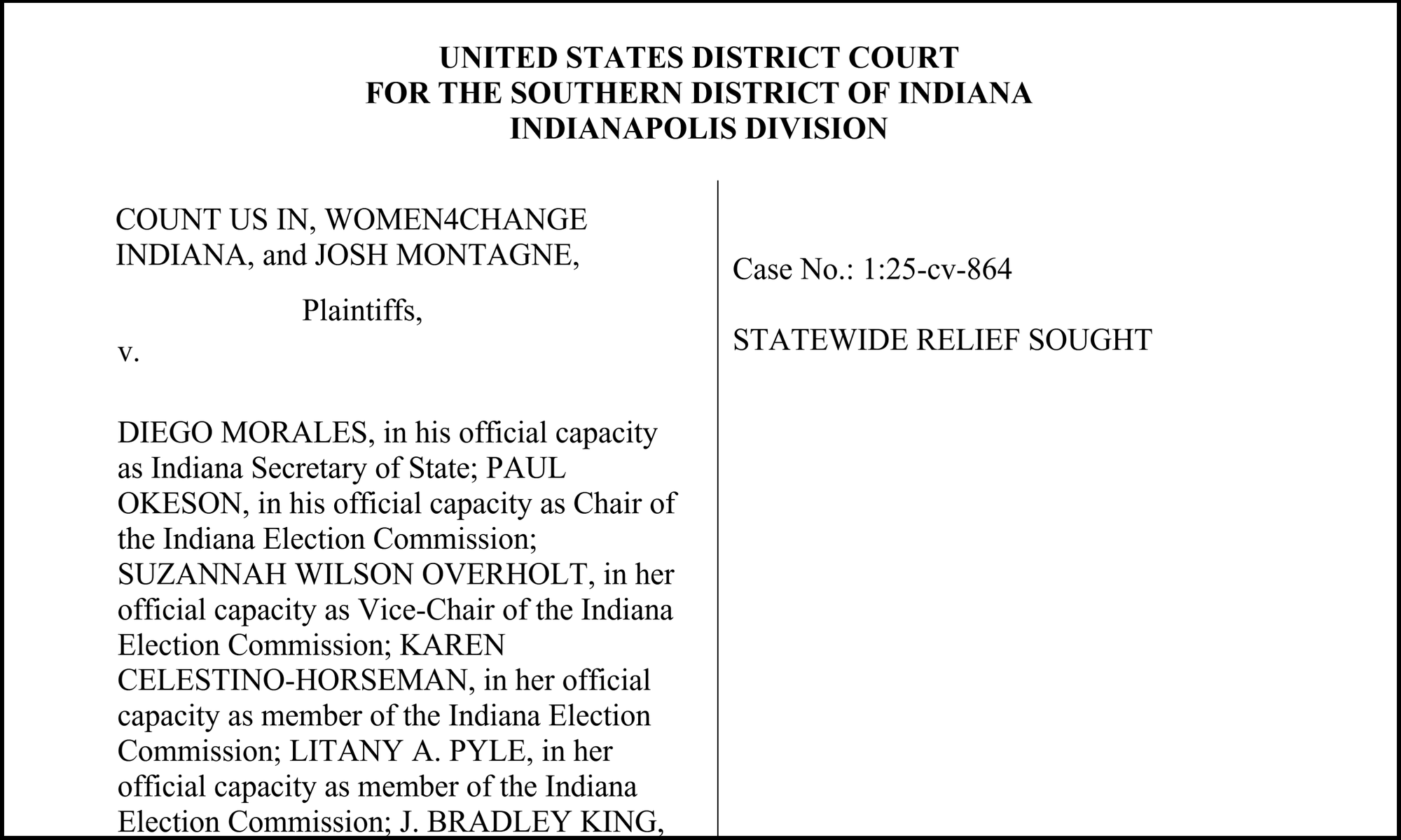 Lawsuit targeting Indiana's student ID ban for voting pulls in Monroe County's election board